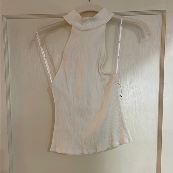 Lulus | Tops | Lulus White Fitted Cut Out Tank Top | Poshmark